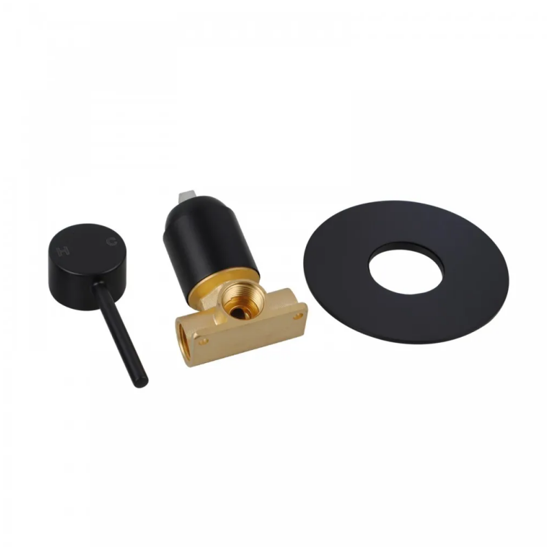 Shower Mixer – Round Series NZHFA0126 – Chrome/Black/Brushed Nickel ...