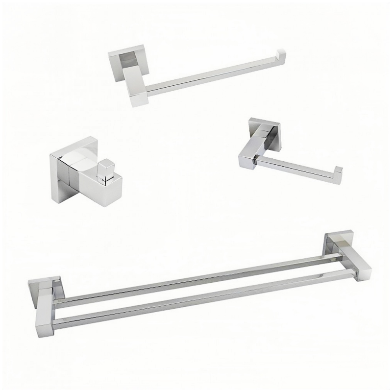 Chrome Bathroom Accessories Package – TW Homewares