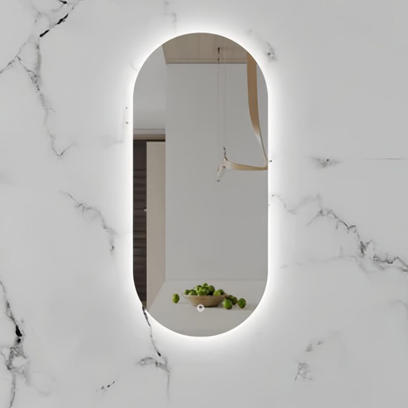 Mirror LED Oval 450x900mm – TW Homewares