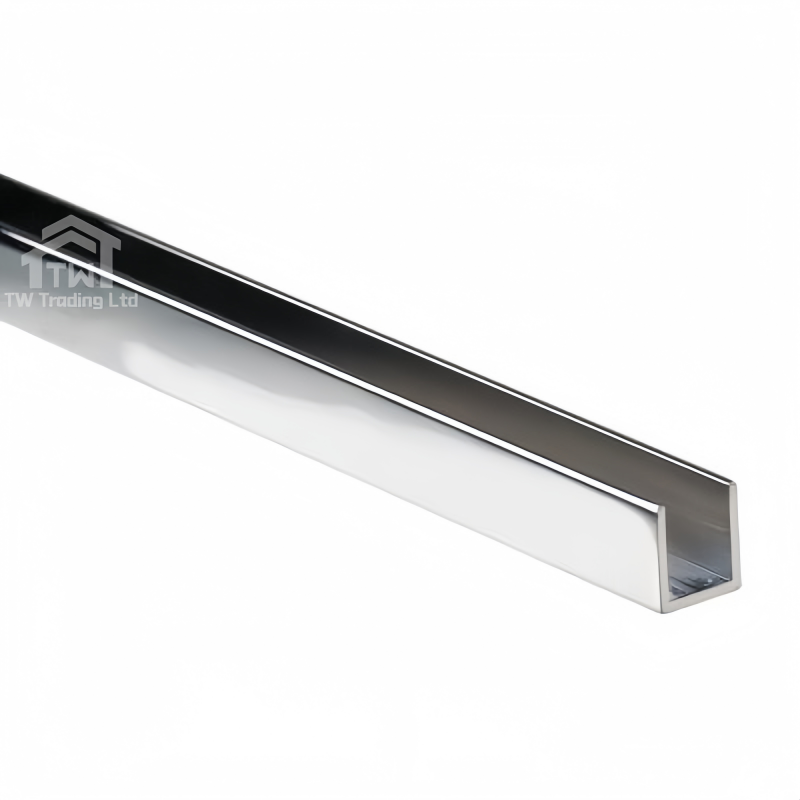 Aluminium U-Channel for 10mm Glass Shower Screen – TW Homewares